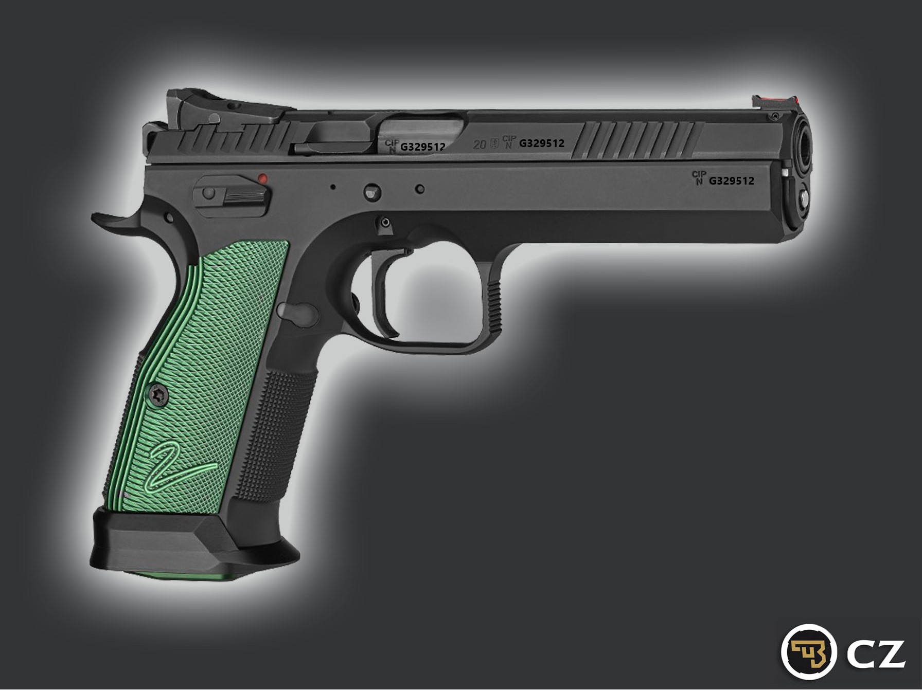 Pre-Owned CZ TS 2 RACING GREEN Semi Auto Pistol 9mm